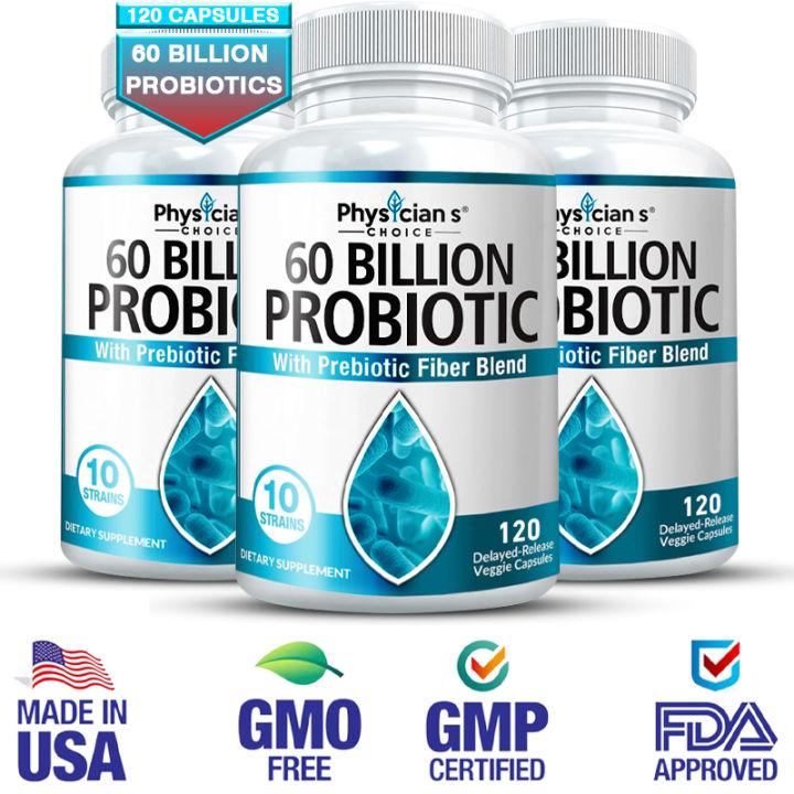Physician's Choice Probiotics 60 Billion CFU - Unique Strains + Organic ...