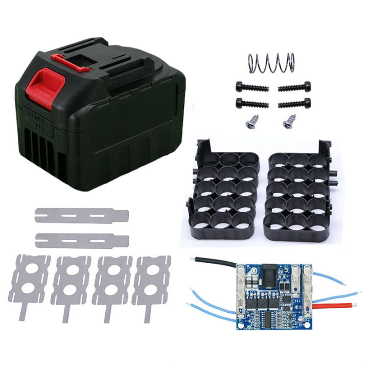 เคสแบตเตอรี่ เครื่องมือช่างไร้สาย 15 Cell พร้อม BMS 3 MOSFET | Lazada.co.th