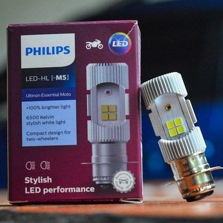 Lampu Motor LED Philips M5 6W 12V (DC) PUTIH 6500K | Lazada Indonesia