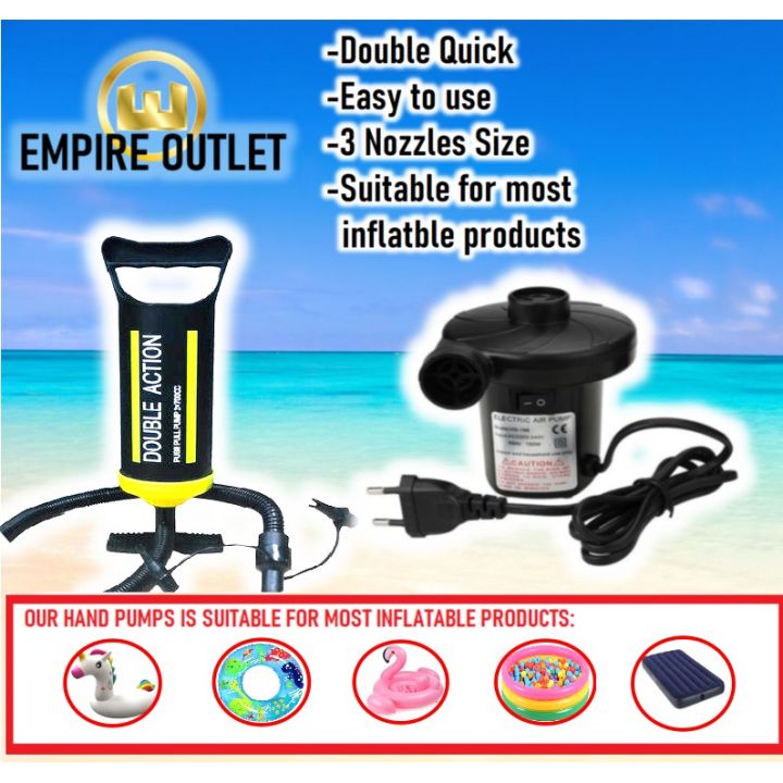 🔥Double Quick Inflatable Hand Pump Inflatable Manual Hand Pump ...