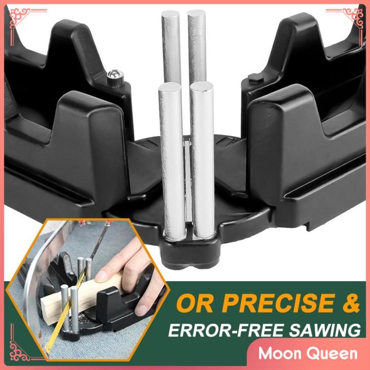 Moon Queen 2-In-1 Mitre Measuring Cutting Tool Corner Clamp Holder and ...