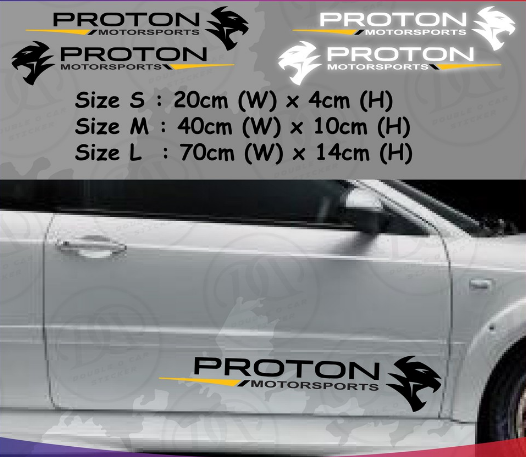 PROTON MOTORSPORTS CAR STICKER [READY STOCK] | Lazada