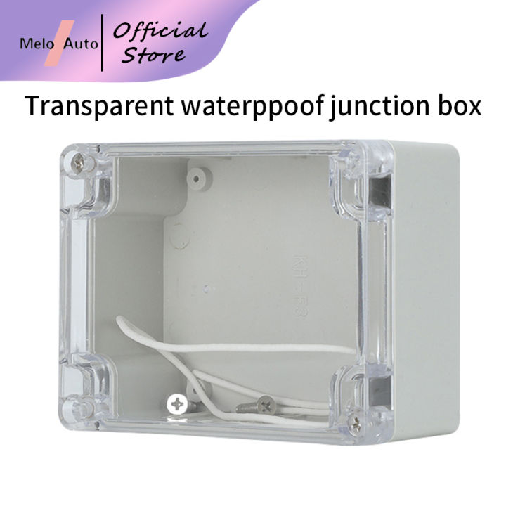 Waterproof Transparent Junction Box Outdoor ABS Plastic Box Electronic ...