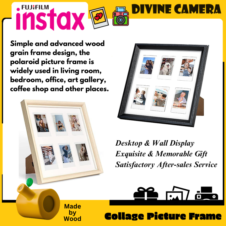 2x3 Wooden Collage Frame for Instax Mini Film | Lazada