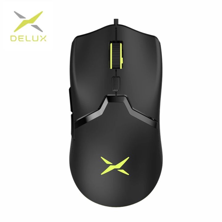 Delux M800 Pro Gaming Mouse 2.4G Wireless / Wired RGB Light PAW 3370 sensor Mult-Devices ...