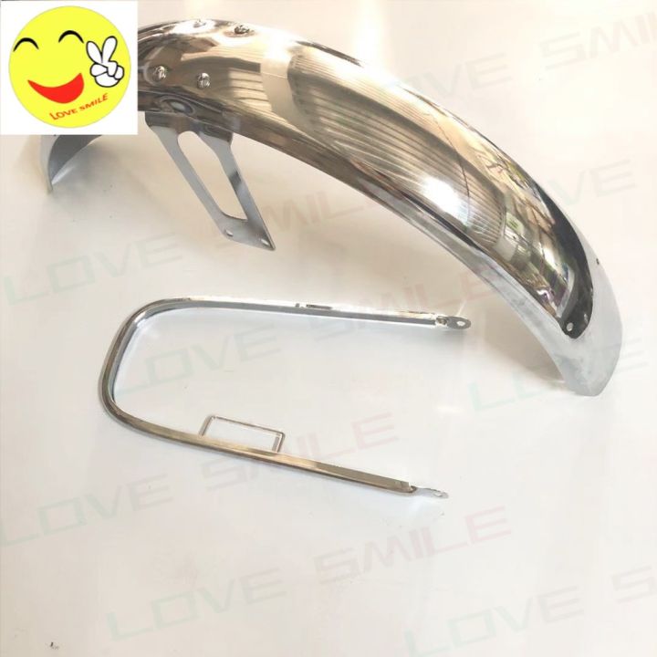 TMX FRONT AND REAR FENDER WITH BRACKET SILVER | Lazada PH