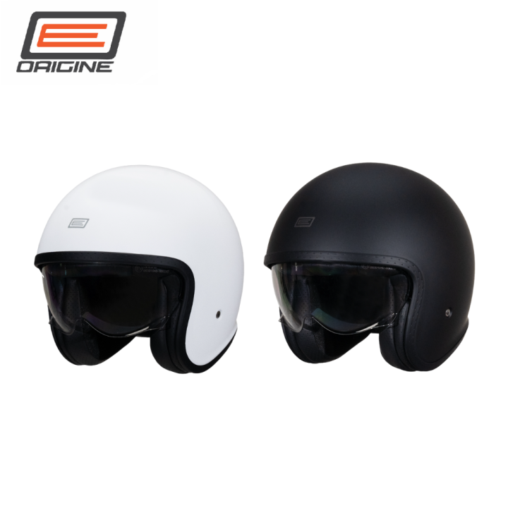 Origine Half Face Helmet SPIRIT SOLID - GLOSS/MATT (WHITE | BLACK) (M ...