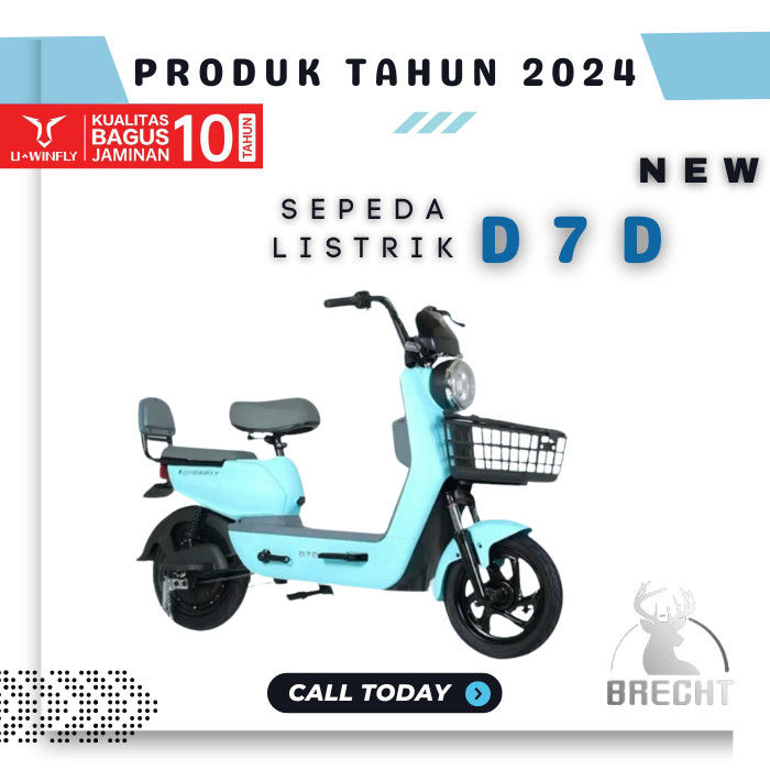 Sepeda Listrik Uwinfly D7D NEW 2024 | Lazada Indonesia