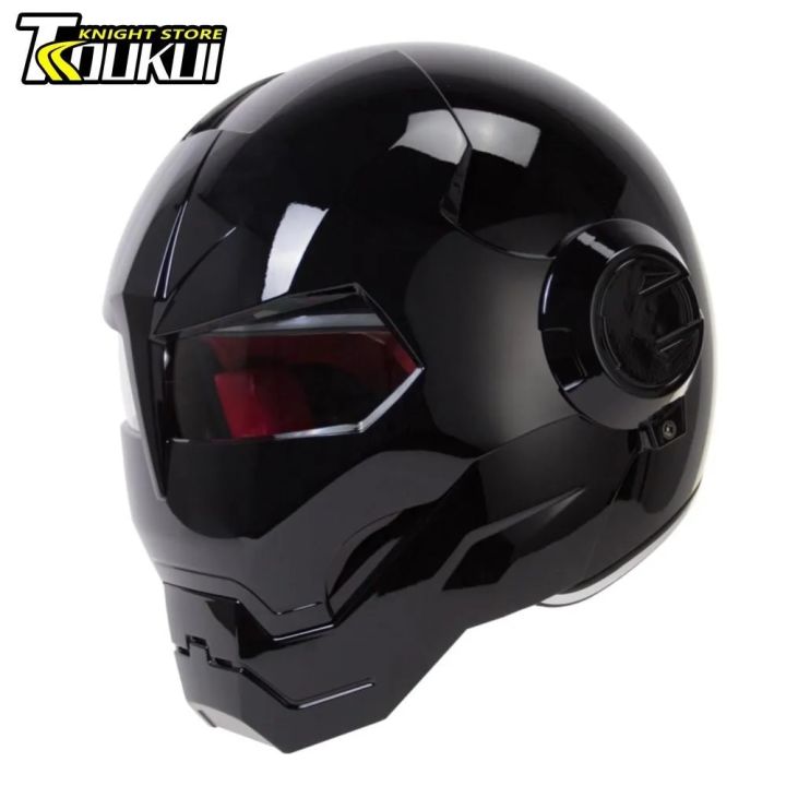 RFHE Motorcycle Full Face Helmet Retro Modular Helmet Casco Moto ...