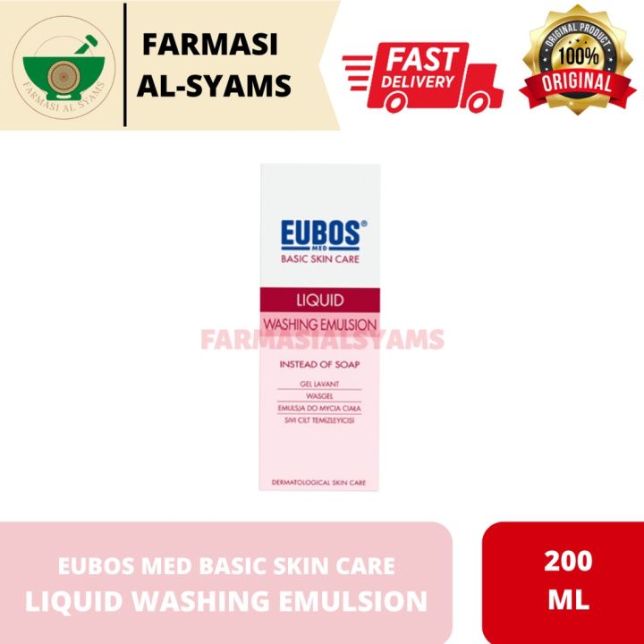 EUBOS LIQUID WASHING EMULSION 200ML | Lazada