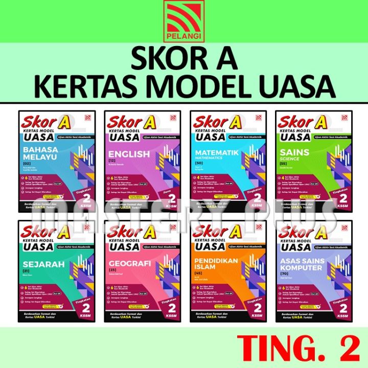 SKOR A KERTAS MODEL UASA TINGKATAN 2 KSSM 2025 - ENGLISH/ SAINS/ RBT / SEJARAH / ASAS SAINS ...