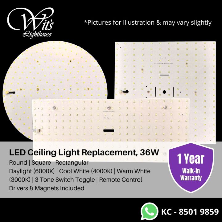 36W LED Ceiling Light Replacement LED Module Magnetic Module LED Light ...