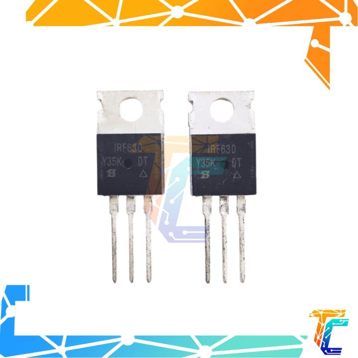 2Pcs Mosfet TO-220 IRF630 Transistor New Ic qt | Lazada PH