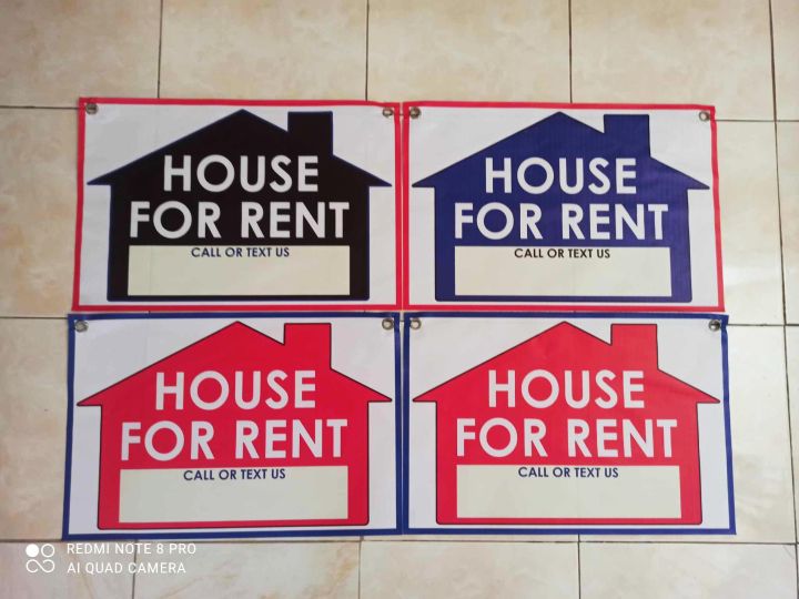 House For Rent Tarpaulin Print Signage | Lazada PH