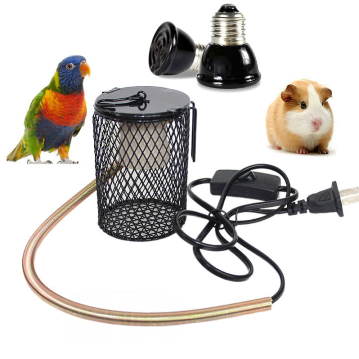 25W/50W/75W/100W Pet Reptile Ceramic Heat Lamp Infrared Emitter Heat ...