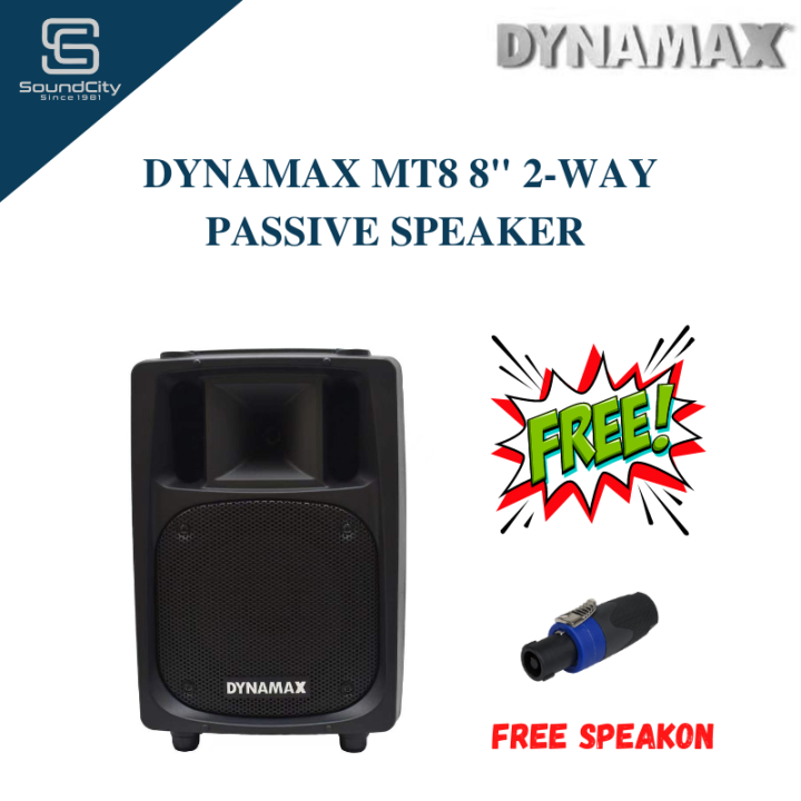 DYNAMAX MT8 8" 2-WAY Passive Speaker (1 PC) | Lazada