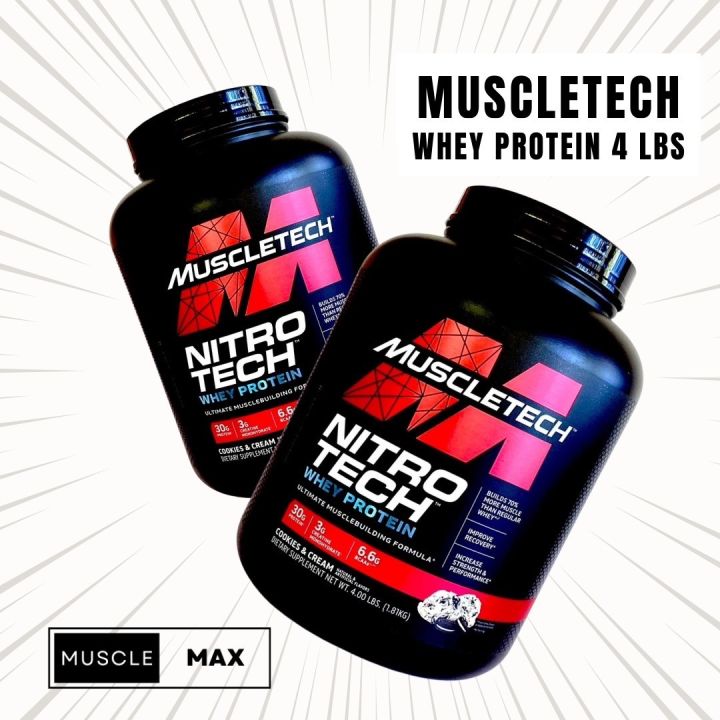 Muscletech Nitro Tech Whey Protein 4LBS | Lazada.co.th