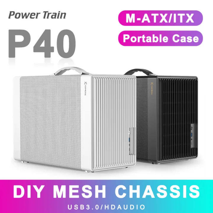 Power Train P40 lưới mATX Vỏ máy tính để bàn ITX máy tính nhỏ cầm tay ...