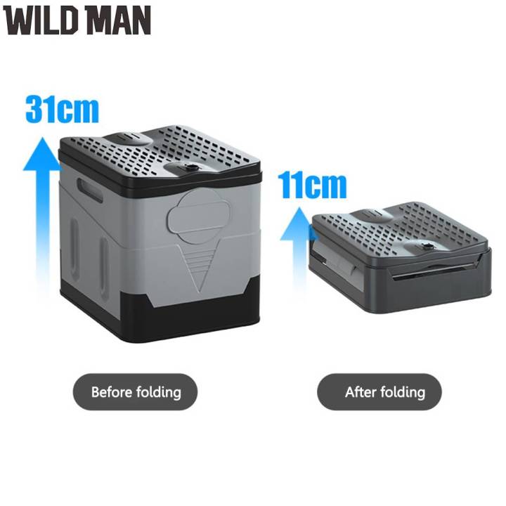 Collapsible Toilet with Cover Portable Mobile Car Tourist Toilet ...