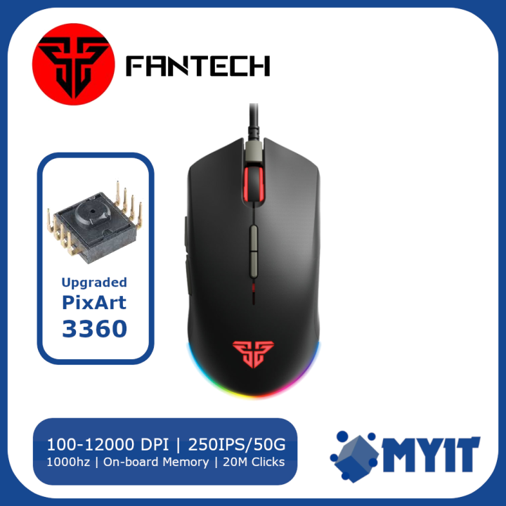 Fantech X17 Pro Blake Gaming Mouse PixArt 3360 Edition 250IPS 50G with ...