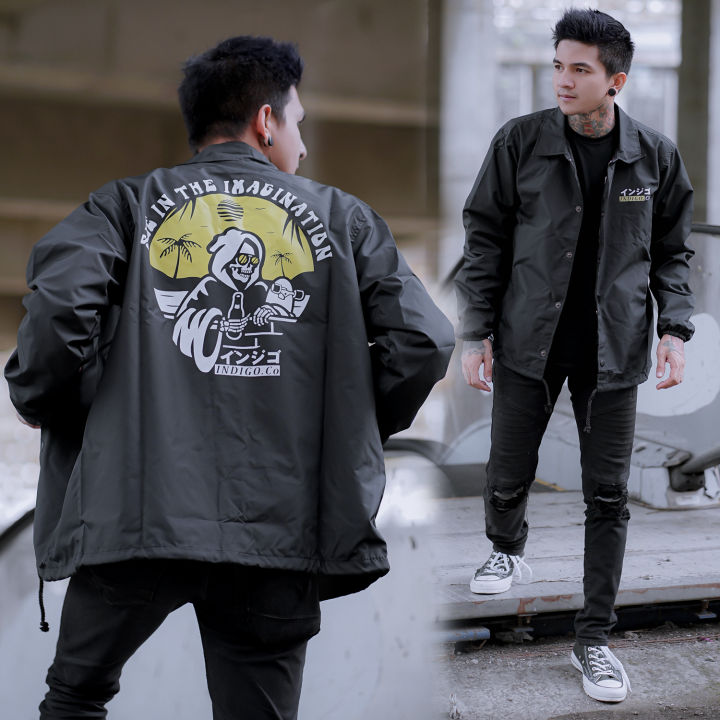 KQA Jaket Coach Parasut Pria Imagination | Lazada Indonesia