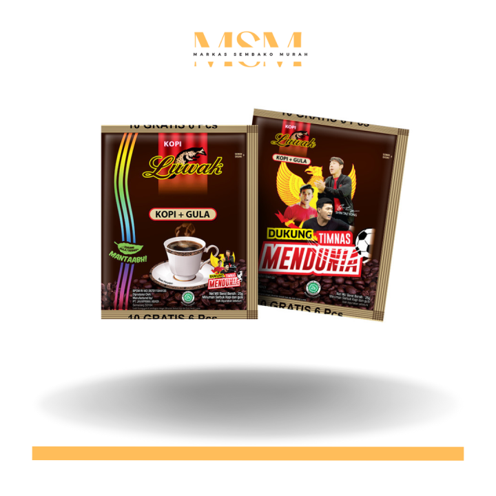 Luwak Kopi Hitam Plus Gula Renceng | Lazada Indonesia