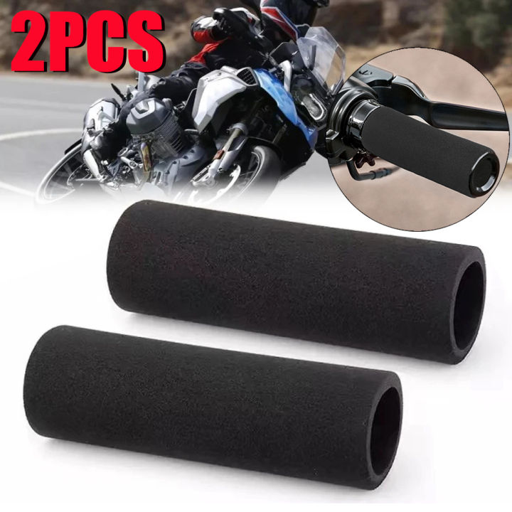 2Pcs Motorcycle Grip Cover Anti-slip Vibration Universal Handlebar ...