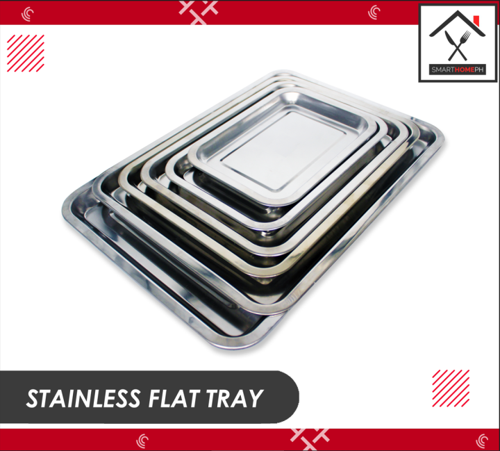 Smart Home Stainless Flat Tray ( 7 different sizes ) Baking Tray ...
