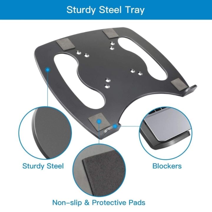 【Pre-order】 100x100mm Laptop VESA Mount Tray Vented Notebook Tray ...