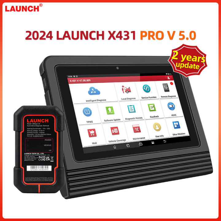 LAUNCH X431 PRO V5.0 Car Diagnostic Tools Auto OBD2 Scanner Full System ...