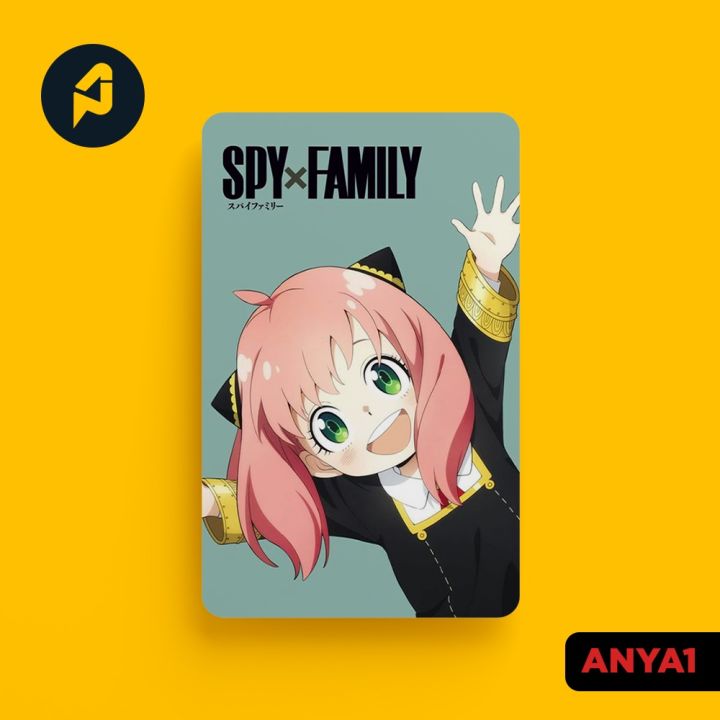 Spy x Family (Anya Series) - Touch n Go Card Sticker Cover (Waterproof, High Quality) | Lazada