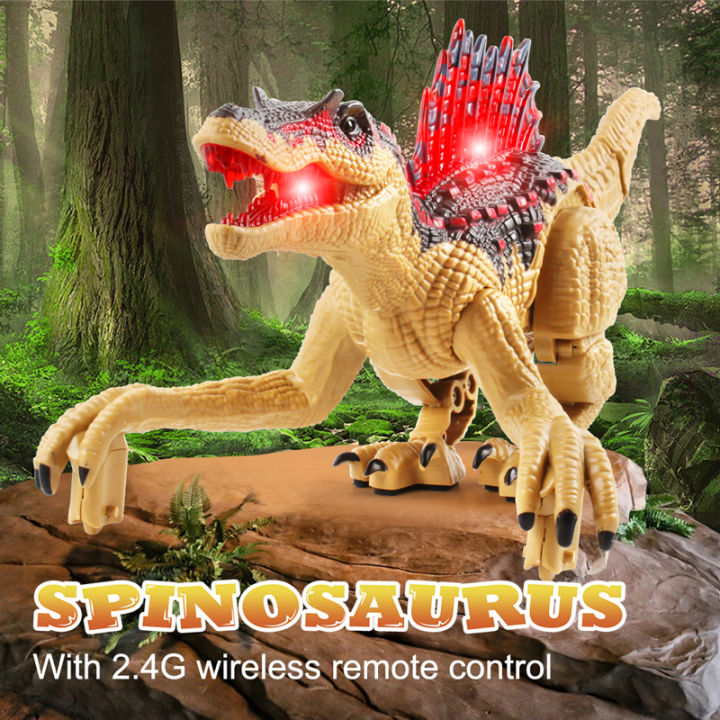 Simulation Electric RC Dinosaur with Sound Light 2.4G Wireless Remote ...