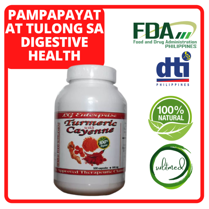 Turmeric with Cayenne mabisang pampapayat at tulong sa digestive health ...
