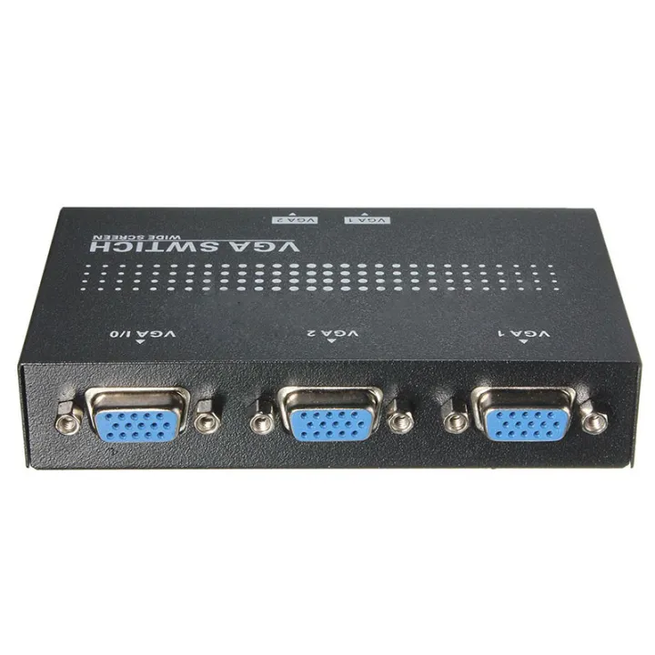 (BIGY) 2 In 1 Out VGA VGA 2 PORTE a monitor two sources MANUAL SWITCH ...