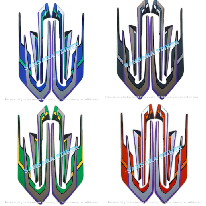 STICKER STRIPING MOTOR YAMAHA RXS RX SPECIAL 1994 STANDAR FULL SET ...