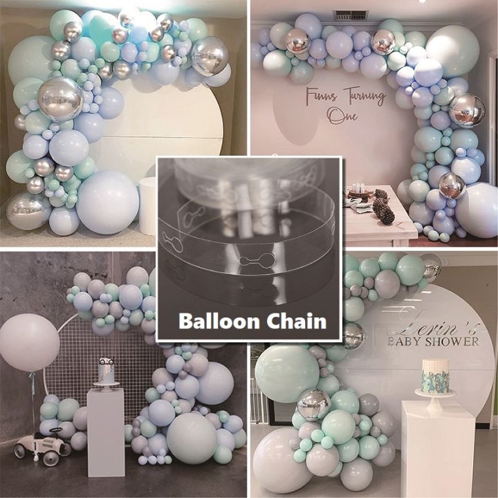 5M Balloon Chain DIY Connect Wedding Birthday Anniversary party ...