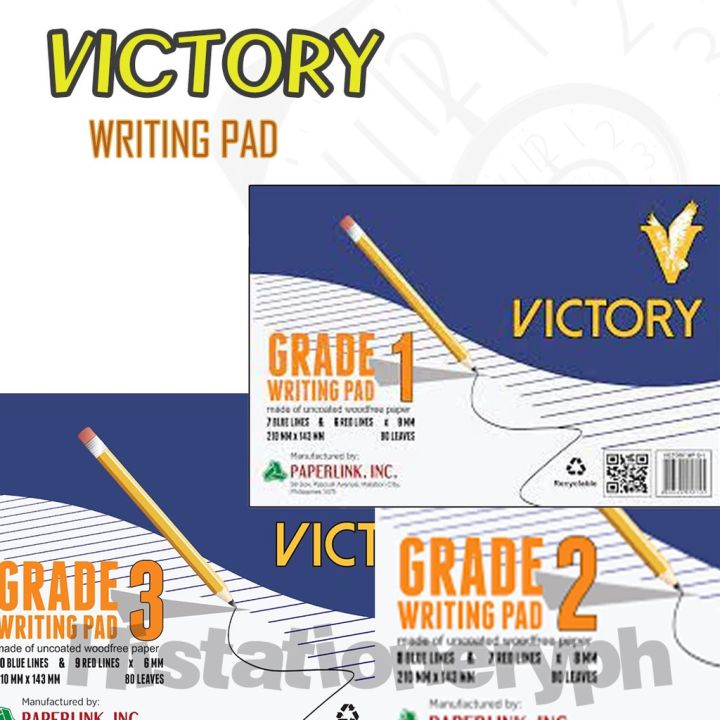 Rainbowtown VICTORY Writing Pad / Grade 1 / Grade 2 / Grade 3 / Grade 4 ...