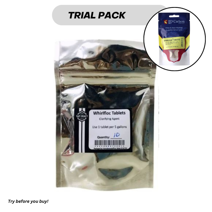 Trial Size LD Carlson, Whirlfloc Tablets 20g (10 tablets) | Lazada PH