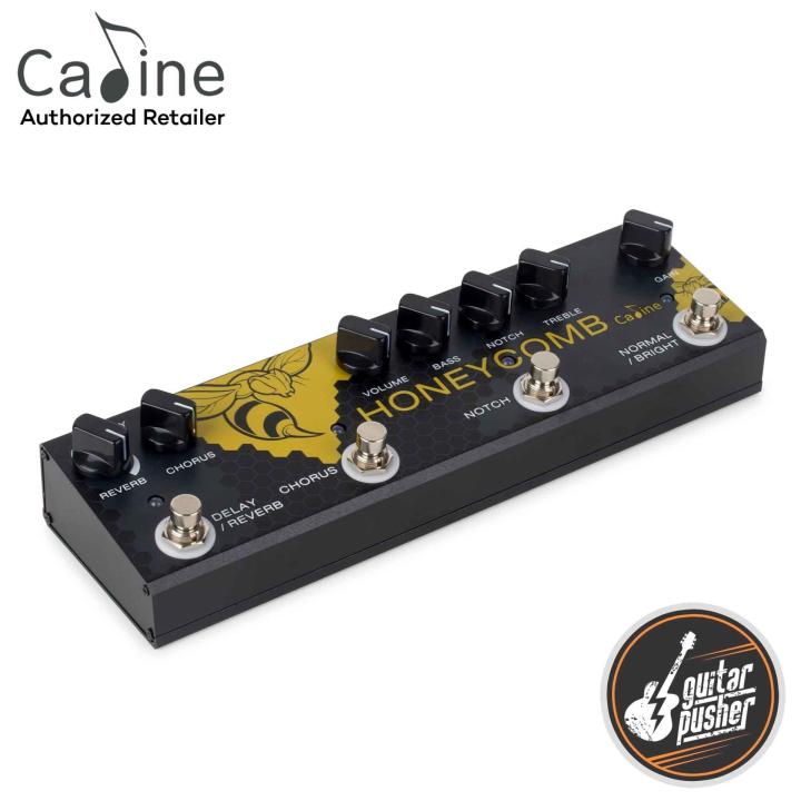 Caline CP-48 Honeycomb Acoustic Preamp DI BOX with multi effects and ...