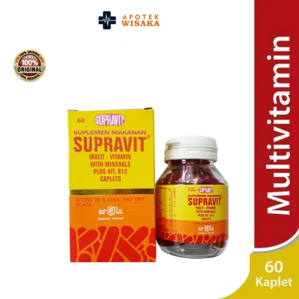SUPRAVIT 60 CAP - membantu daya tahan tubuh | Lazada Indonesia