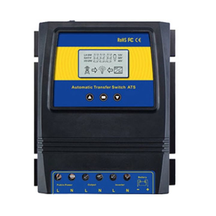 Automatic ATS Dual Power Transfer Switch Solar Charge Controller for ...
