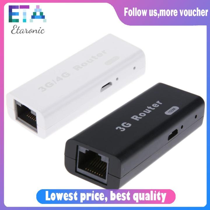 Mini 3G WiFi Wlan Hotspot AP Client 150Mbps RJ45 USB Wireless Router ...