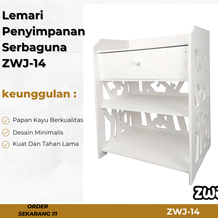 PROMO!!! Lemari Penyimpanan Serbaguna Lemari Minimalis Rak Serbaguna Minimalis ZWJ-14 | Lazada ...