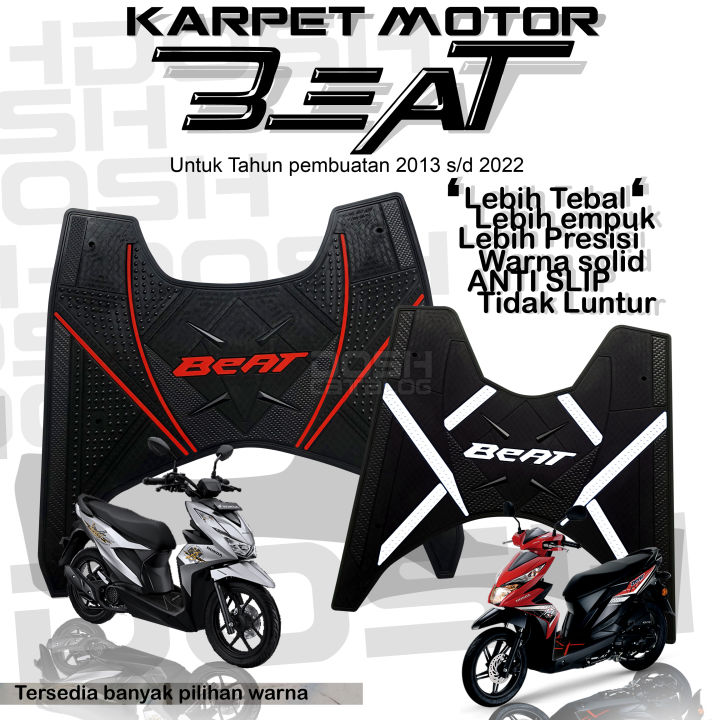 Karpet Motor Beat Deluxe 2020-2024 Bahan Karet Premium Variasi Motor ...