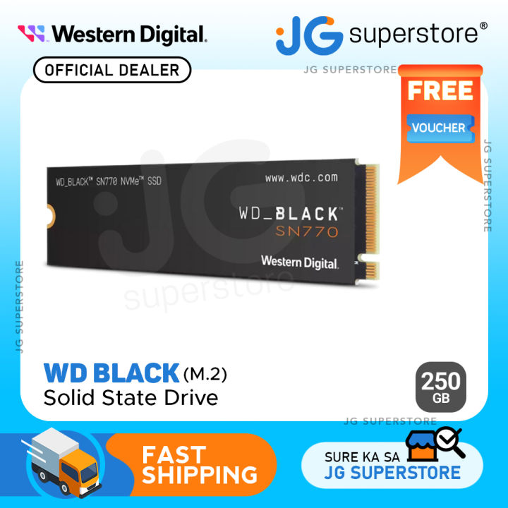 Western Digital WD BLACK SN770 250GB 500GB 1TB M.2 NVMe Gen4 Series SSD ...