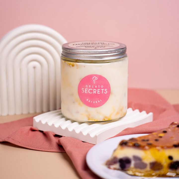 Cheesecake Passion Fruit Gelato - Party Pack 500ML - Gelato Secrets ...
