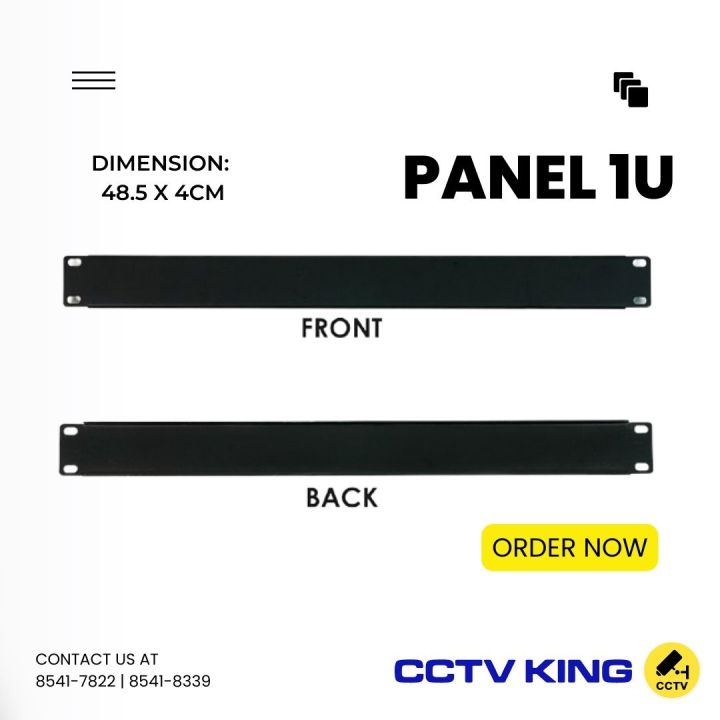Panel 1u Blank Panel for Network Rack Data Cabinet 6u / 9u /12u | Lazada PH