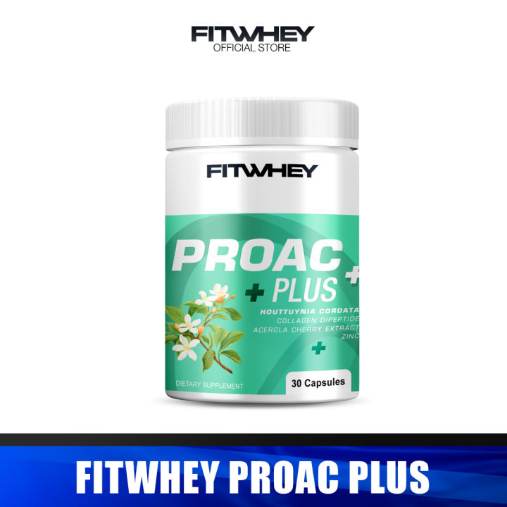 FITWHEY PROAC PLUS (30 CAPSULES) สารสกัดพลูคาว Acerola Cherry + Zinc | Lazada.co.th
