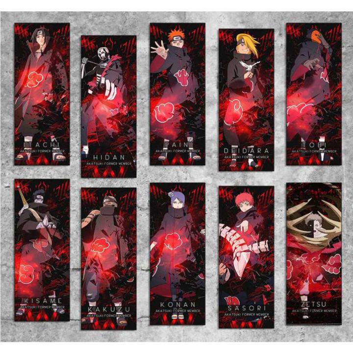 NARUTO Akatsuki Photo Tiles / Wall Decor / Anime Posters Itachi/Tobi ...