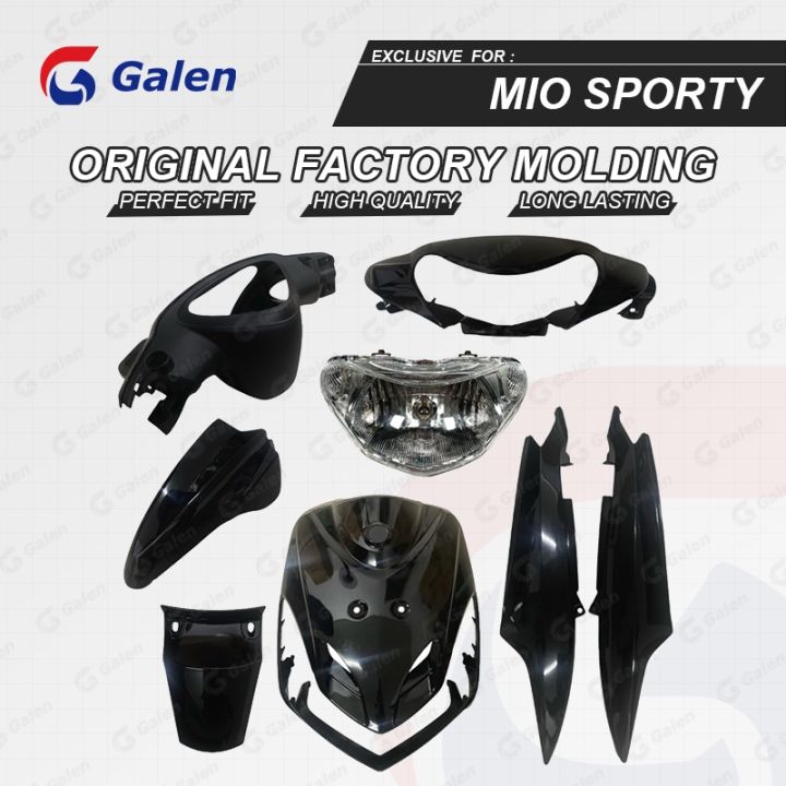 BLACK FULL BODY FAIRING KIT FOR YAMAHA MIO SPORTY MOTORCYCLE ...